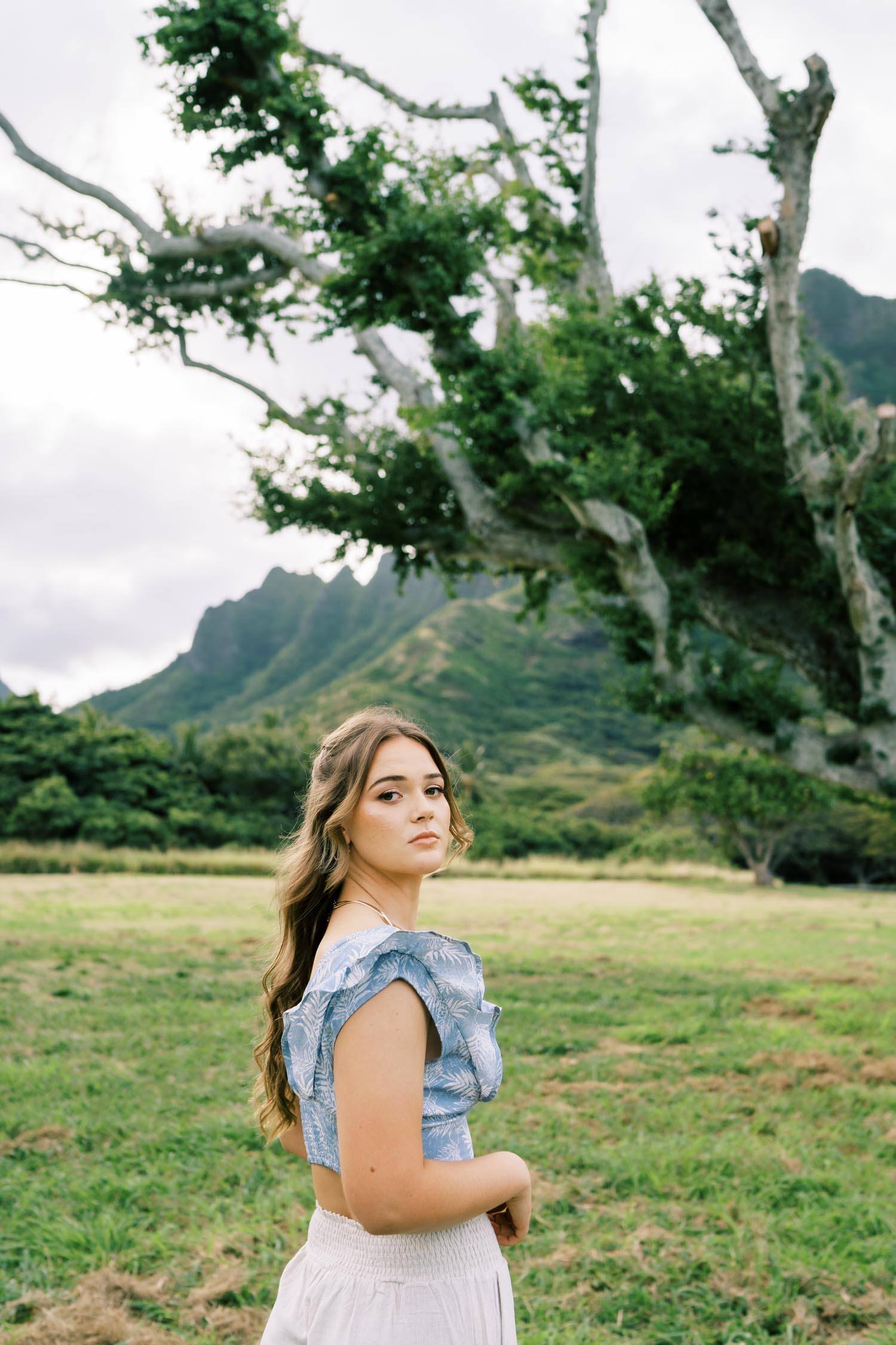 Hawaii High School Senior Portraits while on Vacation